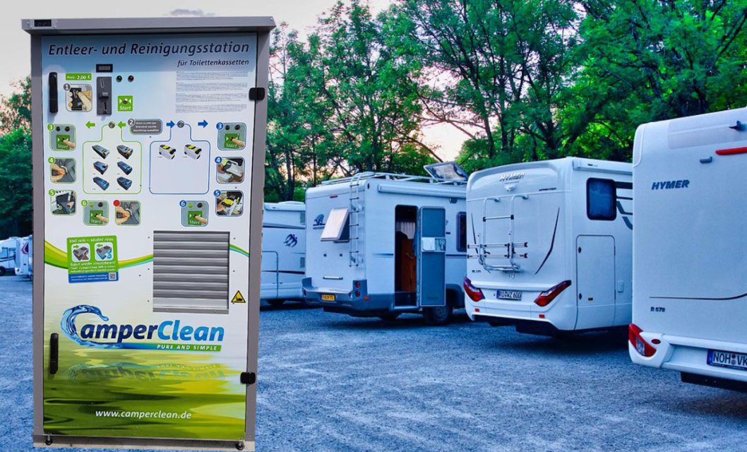 CamperClean Standorte finden mit Karte und Liste